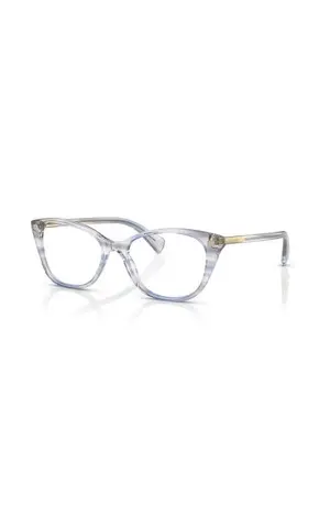 Ralph Lauren 53mm Rectangle Optical Glasses Blue