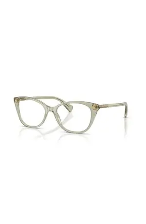 Ralph Lauren 53mm Rectangle Optical Glasses - Green