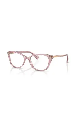 Ralph Lauren 53mm Rectangle Optical Glasses - Pink