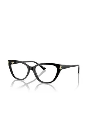 JIMMY CHOO 52mm Cat Eye Eyeglasses - Black