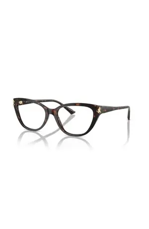JIMMY CHOO 52mm Cat Eye Eyeglasses - Tortoise