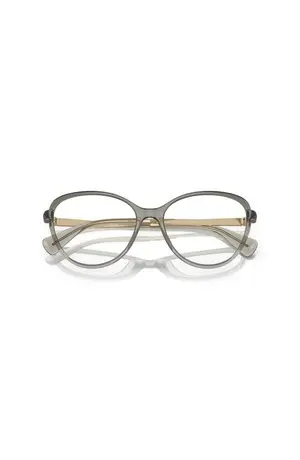 Ralph Lauren 53mm Oval Full Rim Eyeglasses - Grey