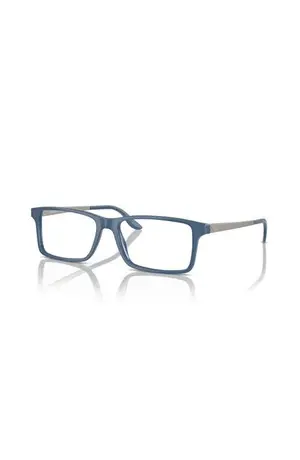 Ralph Lauren 55mm Rectangle Optical Glasses - Blue