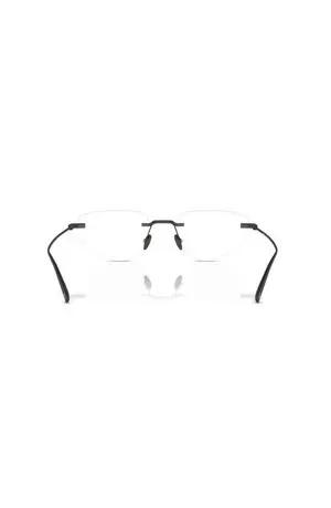 FERRARI 55mm Irregular Optical Glasses - Black