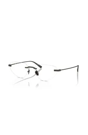 FERRARI 55mm Irregular Optical Glasses - Grey