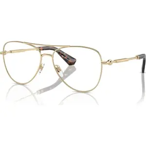 Burberry 55mm Pilot Optical Glasses - Gold