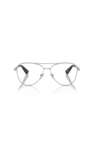 Burberry 55mm Pilot Optical Glasses - Silver
