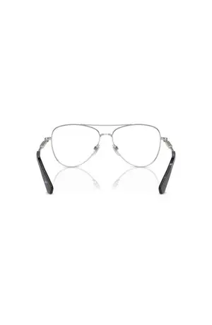 Burberry 55mm Pilot Optical Glasses - Silver