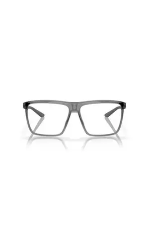 COSTA 55mm Rectangle Full Rim Eyeglasses - Grey