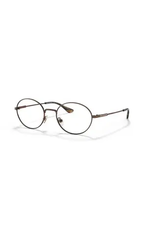 Brooks Brothers 52mm Oval Optical Glasses - Copper