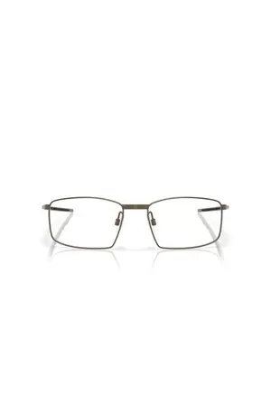 Oakley 56mm Square Full Rim Eyeglasses - Grey