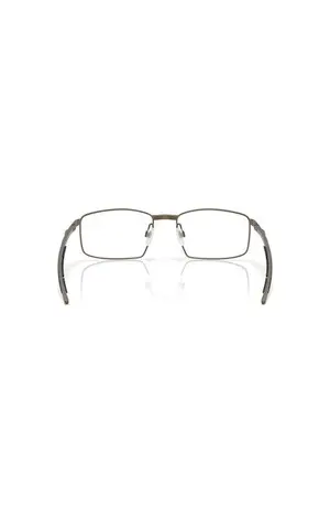 Oakley 56mm Square Full Rim Eyeglasses - Grey