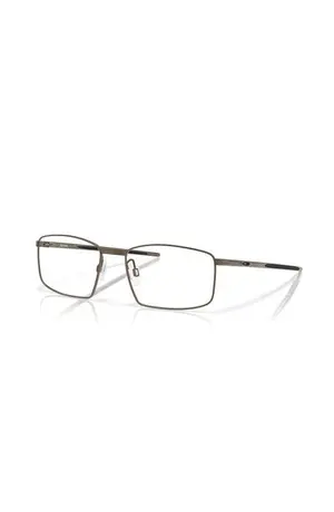 Oakley 56mm Square Full Rim Eyeglasses - Grey
