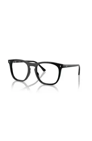 Ray-ban 51mm Square Optical Glasses - Black