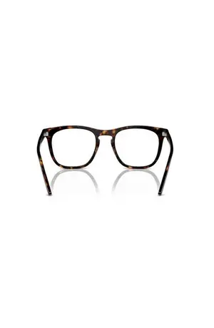 Ray-ban 51mm Square Optical Glasses - Tortoise