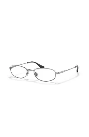 Brooks Brothers 52mm Oval Optical Glasses - Grey