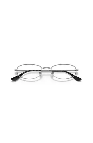 Brooks Brothers Oval Full Rim Eyeglasses - Grey