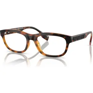 Burberry 56mm Irregular Eyeglasses Brown