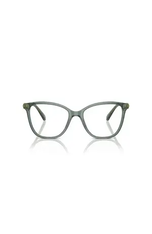SWAROVSKI 54mm Square Eyeglasses - Green
