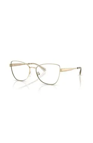 Michael Kors 56mm Butterfly Eyeglasses - Gold