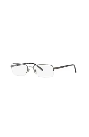 Versace 50mm Square Optical Glasses - Silver