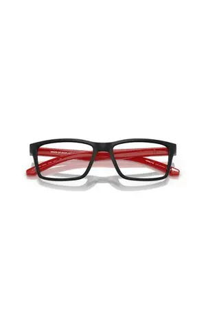 ARNETTE 52mm Rectangle Optical Glasses - Black
