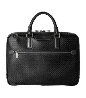 SERAPIAN Extra Slim Stepan Briefcase - Black