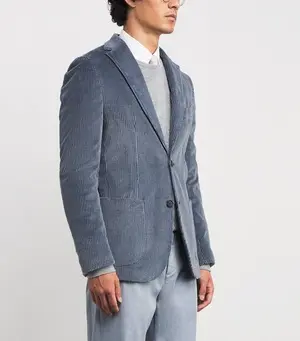 Eleventy Cotton-cashmere Corduroy Blazer