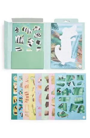 TIGER TRIBE Animals Sticker Number Activity Set