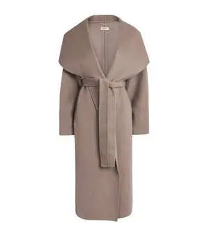 Soft Goat Wool-cashmere Long Coat