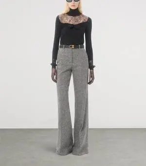 Valentino Garavani Virgin Wool Bow Top