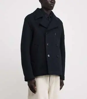 Stone Island Wool Felted Pea Coat
