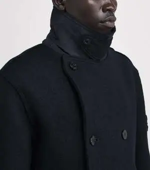 Stone Island Wool Felted Pea Coat
