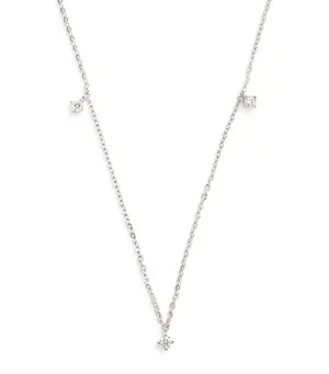 Harrods Gold And Diamond Necklace - White