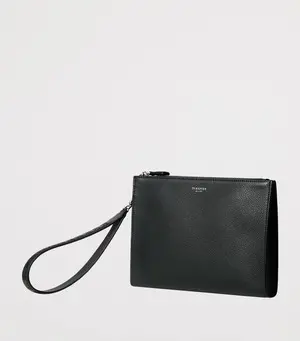 SERAPIAN Cachemire Leather Clutch