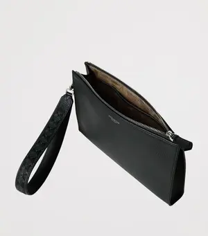 SERAPIAN Cachemire Leather Clutch