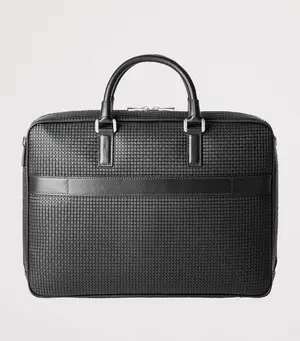 SERAPIAN Slim Stepan Briefcase - Black