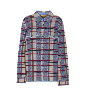 Guest In Residence Knitted Button-down Shirt - Blue