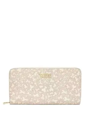 TOUS Zip-around Floral Wallet - Neutrals