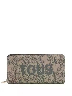 TOUS Zip-around Patterned Wallet - Brown