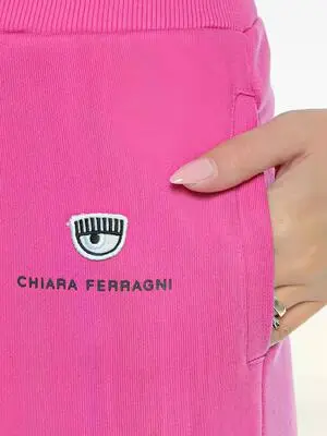CHIARA FERRAGNI Logo-embroidered Track Pants