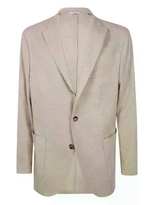Boglioli Notched-lapel Wool Jacket - Neutrals