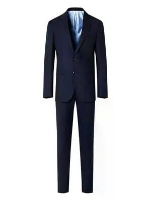 Giorgio Armani Micro-pinstripe Suit - Blue