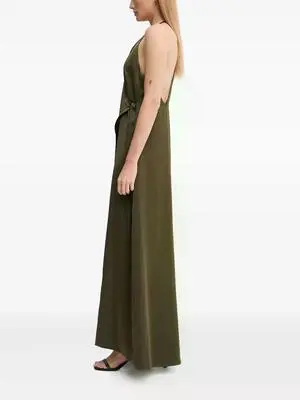 SANDRO FERRONE Halterneck Maxi Dress