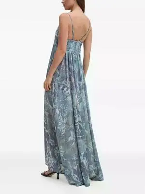 SANDRO FERRONE Floral-print Maxi Dress