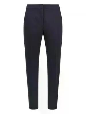Max Mara Stretched Pleat Trousers - Blue