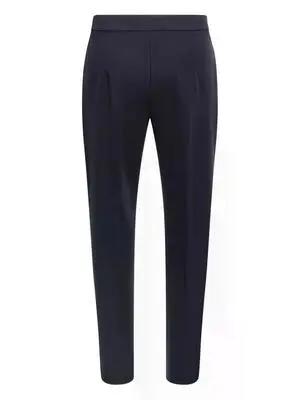 Max Mara Stretched Pleat Trousers - Blue