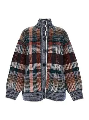 Missoni Wool Blend Jacket With Striped Motif - Multicolor