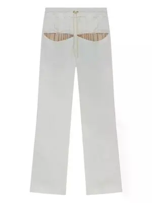 MISCI Cut-out Wide-leg Trousers