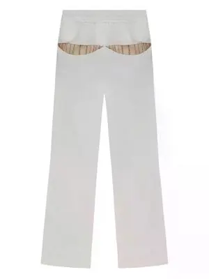 MISCI Cut-out Wide-leg Trousers